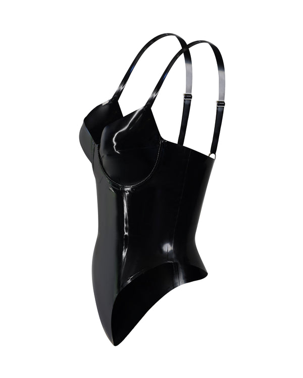 High Rise Latex Bodysuit -Vex Clothing - Vex Latex