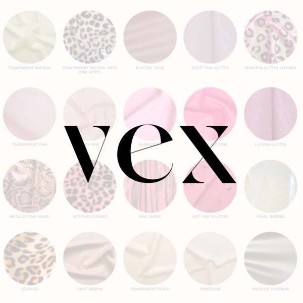 Vex Clothing Latex Color Swatches | High-Quality Handmade Samples - Vex ...