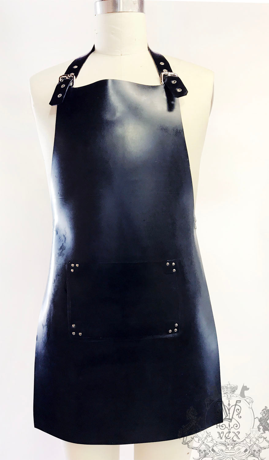 Mens latex apron By Vex Clothing - Boucherie Apron - Vex Latex