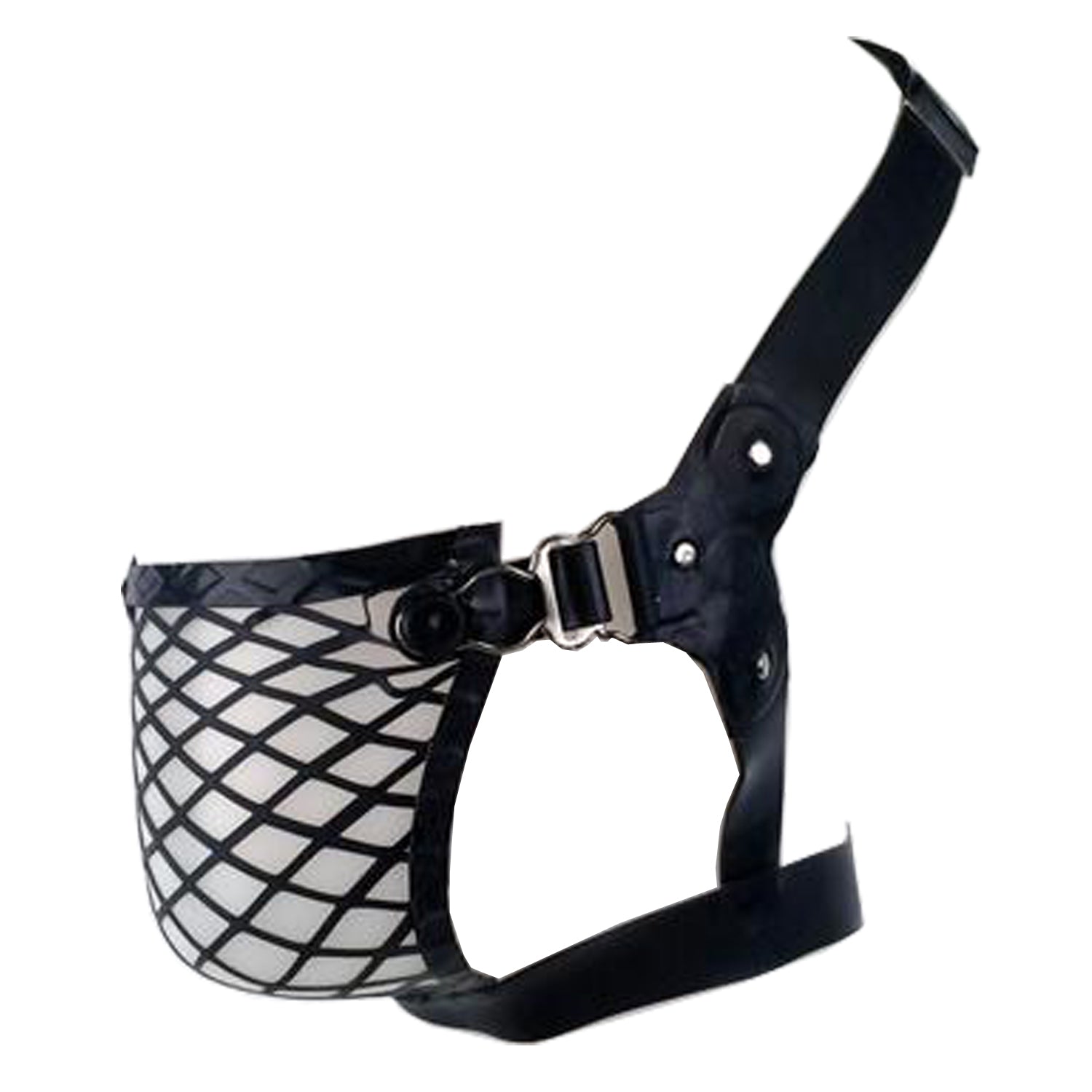 Vex Latex Fishnet Muzzle | Handmade Men's Statement Piece